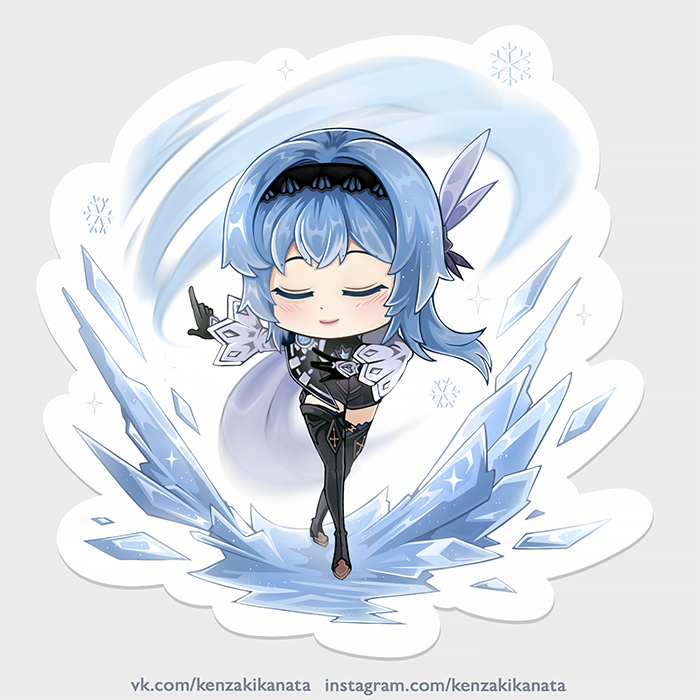 Eula Sticker Genshin Impact | HoYoLAB