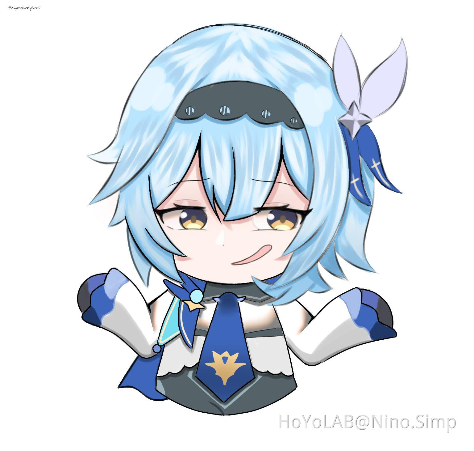 Smirking Eula Genshin Impact | HoYoLAB