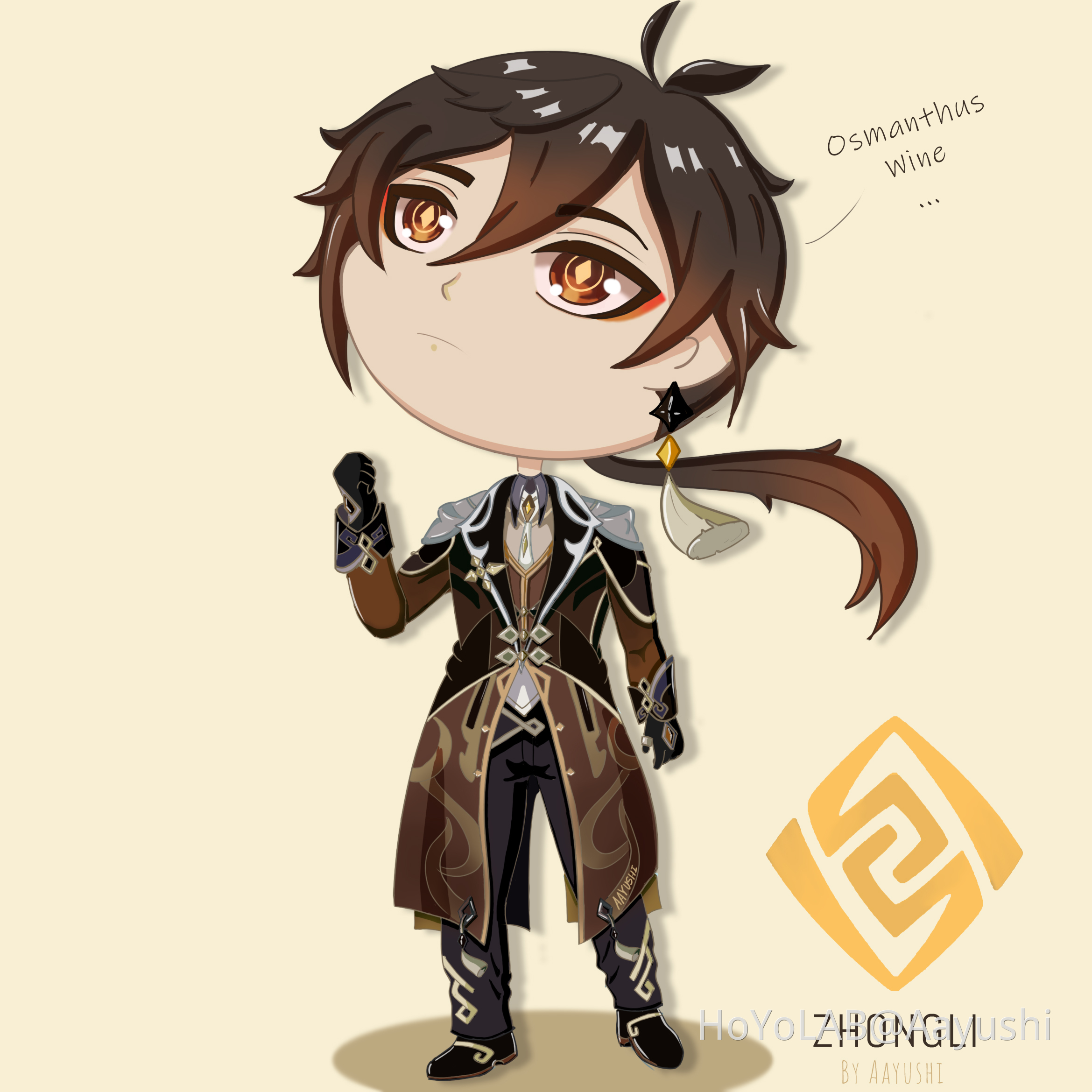 Chibi Zhongli Genshin Impact | HoYoLAB