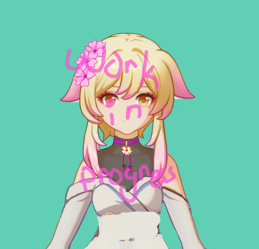 Lumine Inazuma Kitsune/Sakura Skin [Fan Made: WIP] Genshin Impact | HoYoLAB