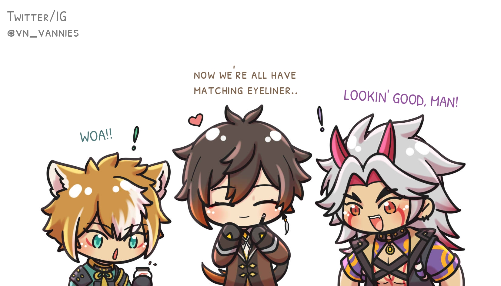 Geo? Male? MATCHING EYELINER!!! Genshin Impact | HoYoLAB