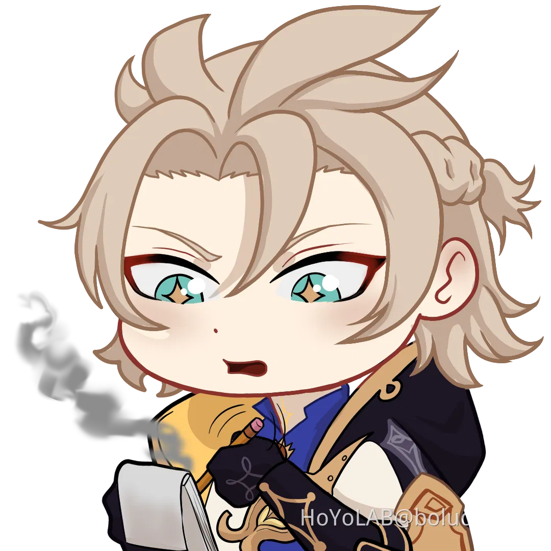 Got it! Albedo emote Genshin Impact | HoYoLAB