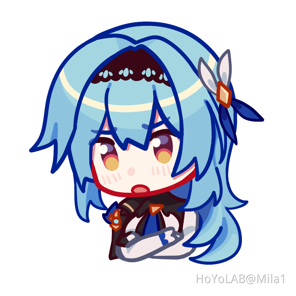 Eula chibi Genshin Impact | HoYoLAB