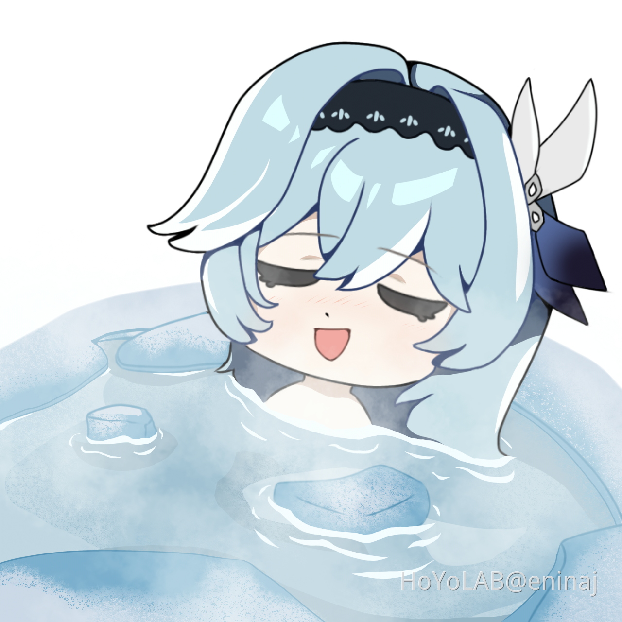 Eula Chilling on Dragonspine Genshin Impact | HoYoLAB