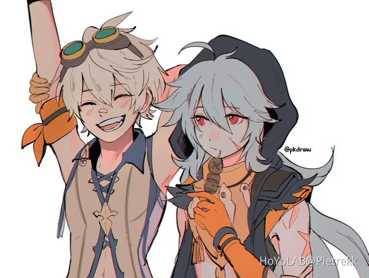 some Bennet and Razor arts Genshin Impact | HoYoLAB