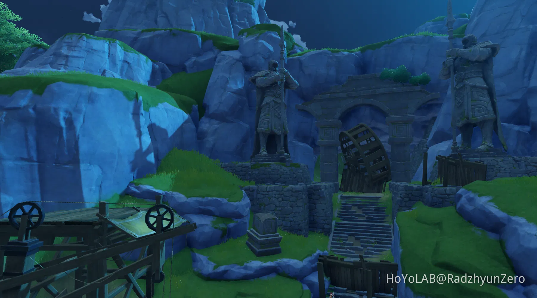 Blackcliff Forge, perfect candidate for a raid-style domain. Genshin ...
