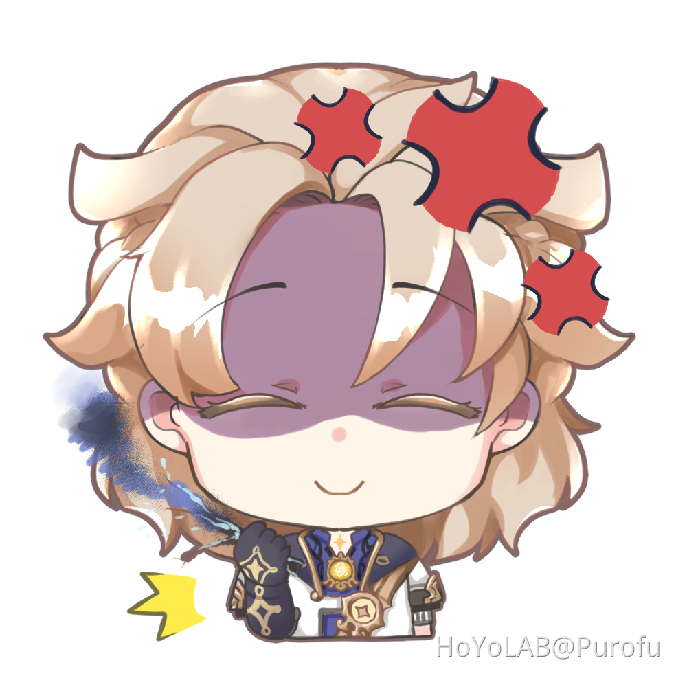 Angry!Albedo Sticker Contest Genshin Impact | HoYoLAB
