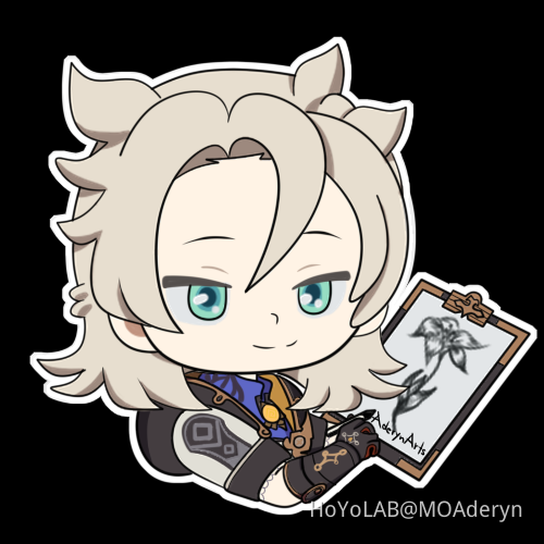 My Albedo Sticker! Genshin Impact | HoYoLAB