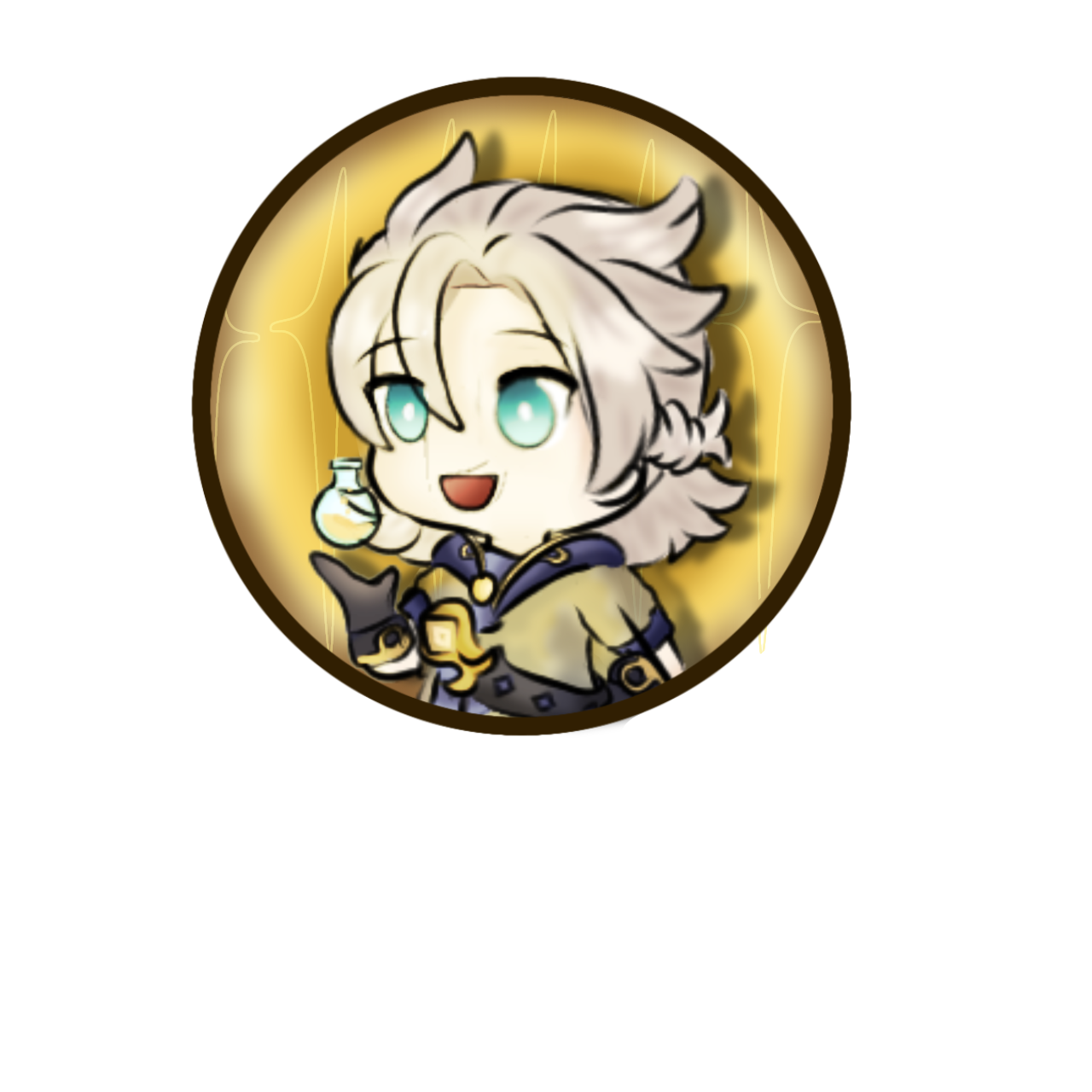 Chibi Albedo sticker Genshin Impact | HoYoLAB