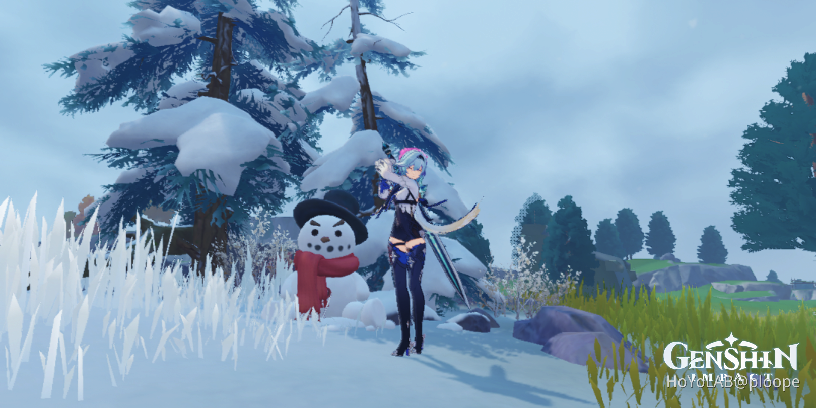 Elsa(eula) do you wanna build a snowman? Genshin Impact | HoYoLAB