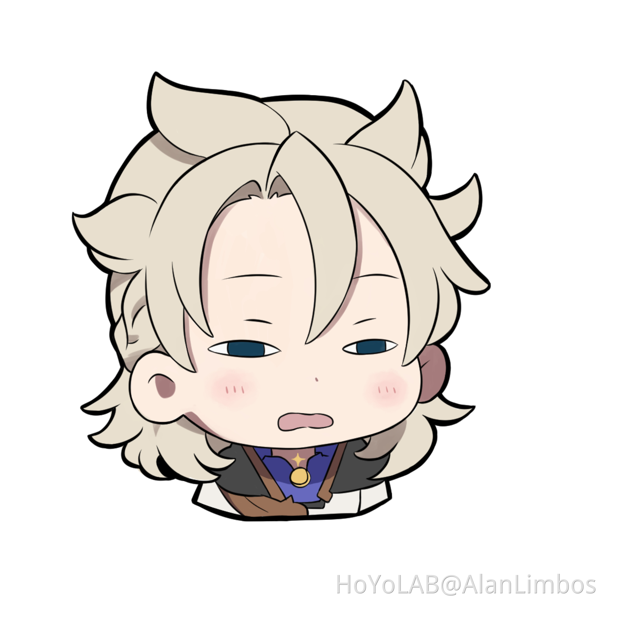 Albedo emoticon Genshin Impact | HoYoLAB
