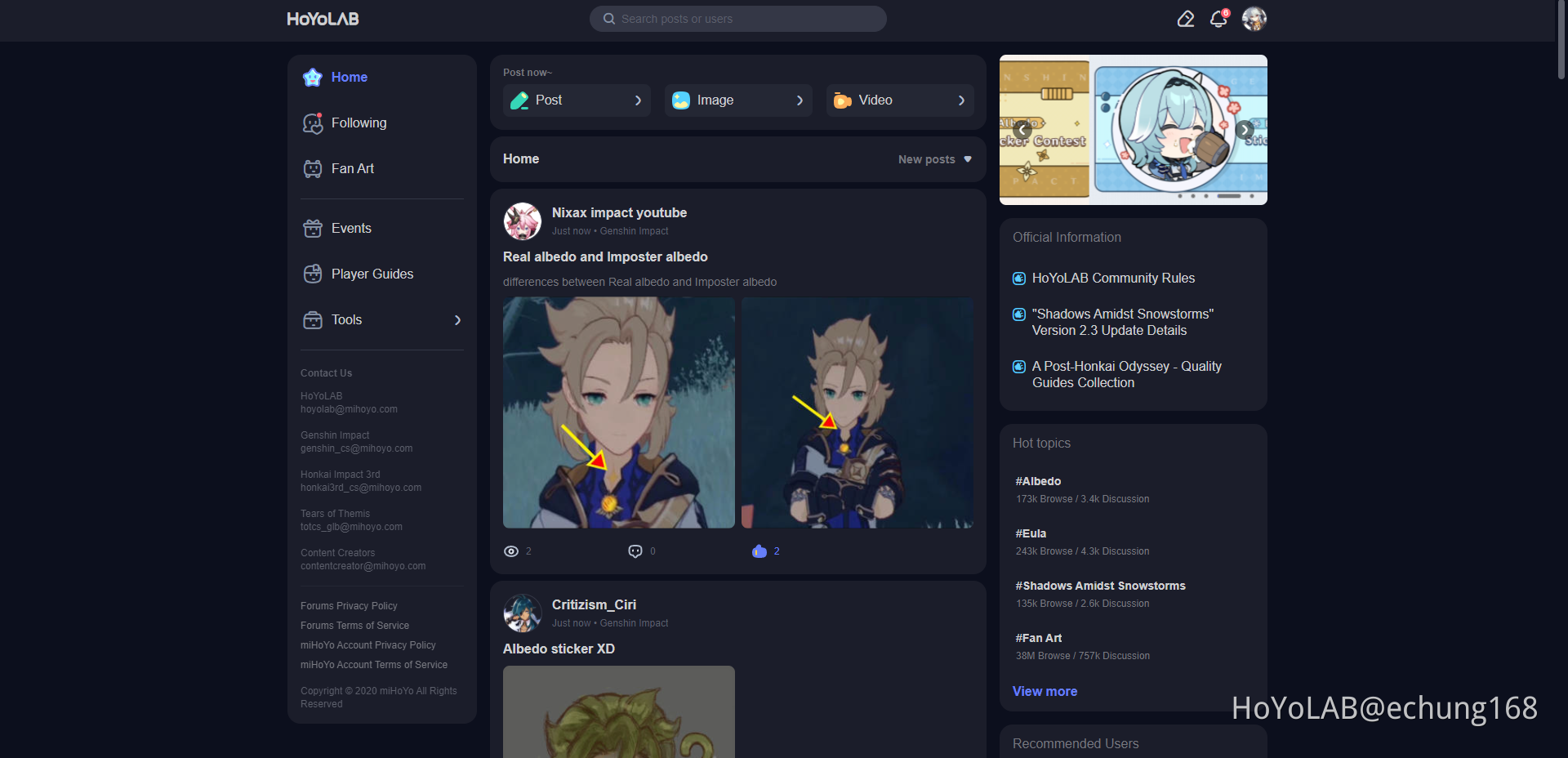 Dark mode finally came! Thank the Heavens! Genshin Impact | HoYoLAB
