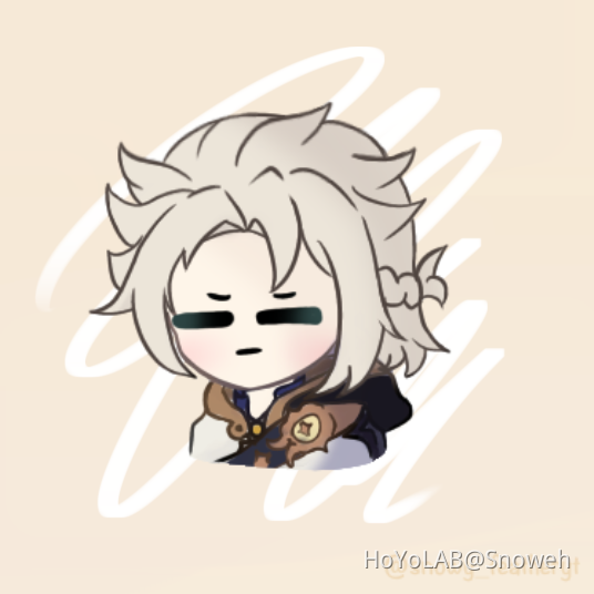 albedo sticker!!! Genshin Impact | HoYoLAB