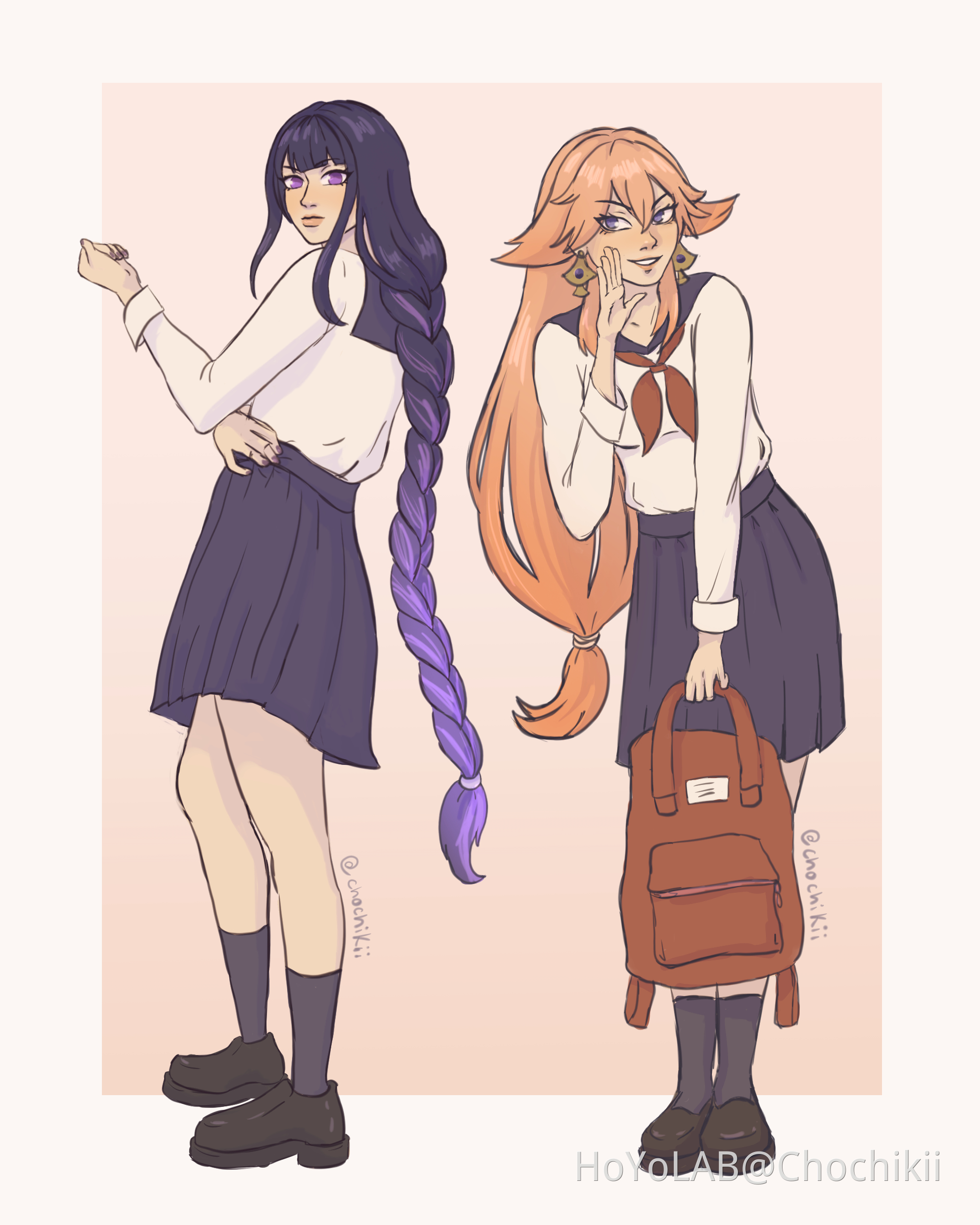 high school au i guess? Genshin Impact | HoYoLAB