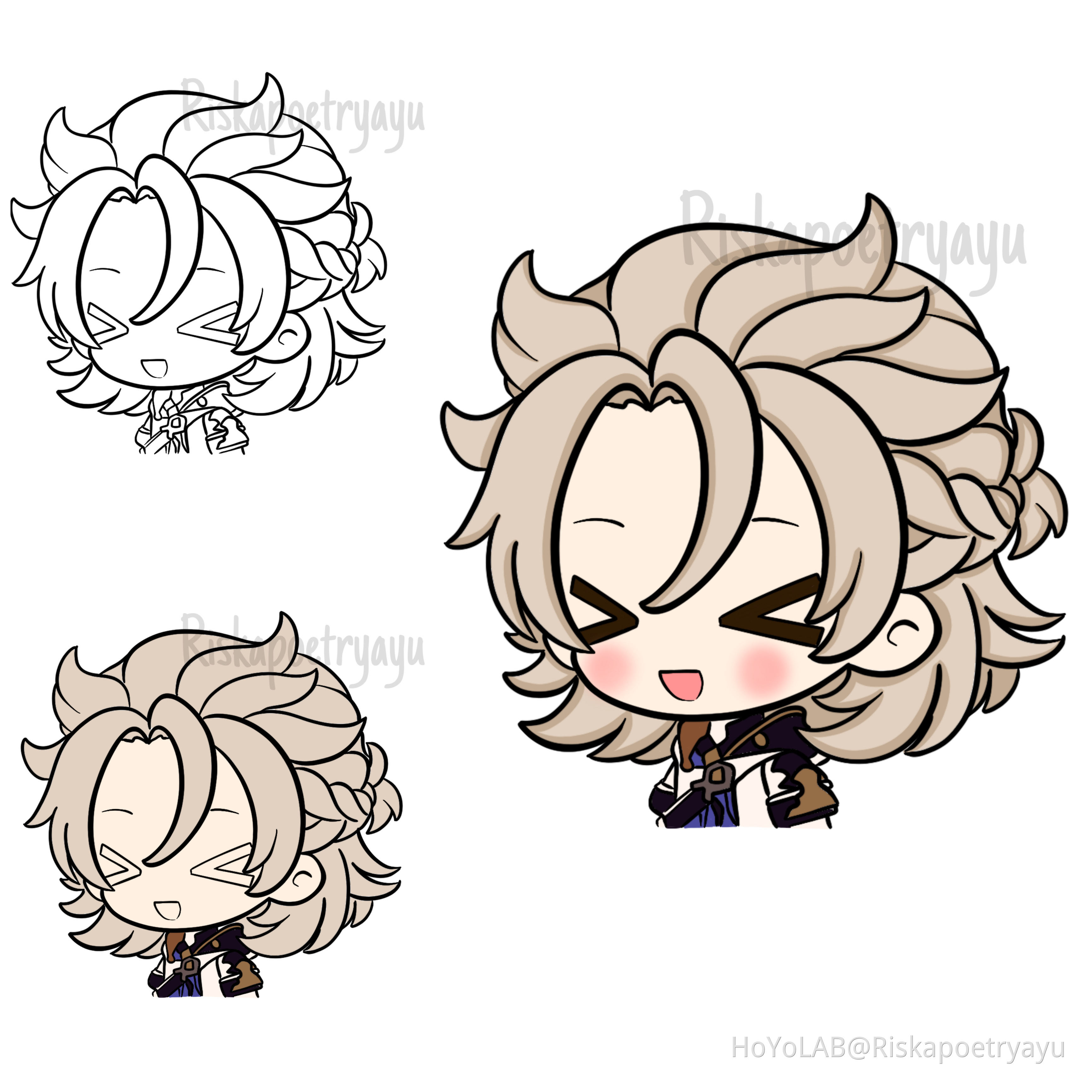 Albedo sticker - HoYoverse Player Community