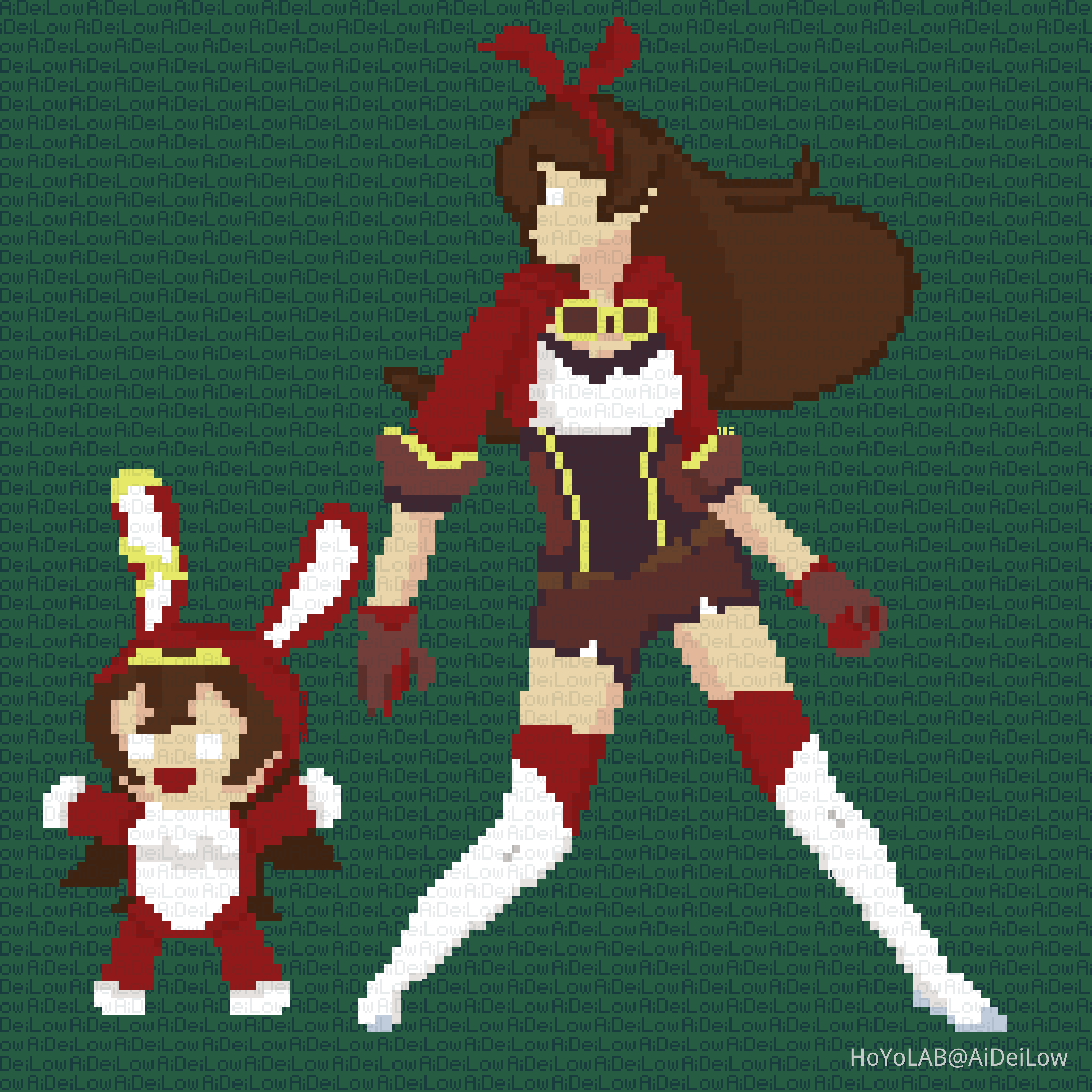 Pixel Art Amber Genshin Impact | HoYoLAB