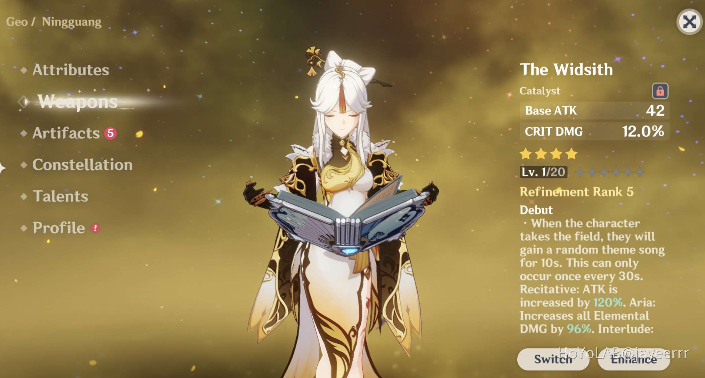 R5 WIDSITH OR R1 SKYWARD ATLAS Genshin Impact | HoYoLAB