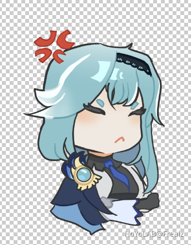 Eula Sticker Submission Genshin Impact | HoYoLAB