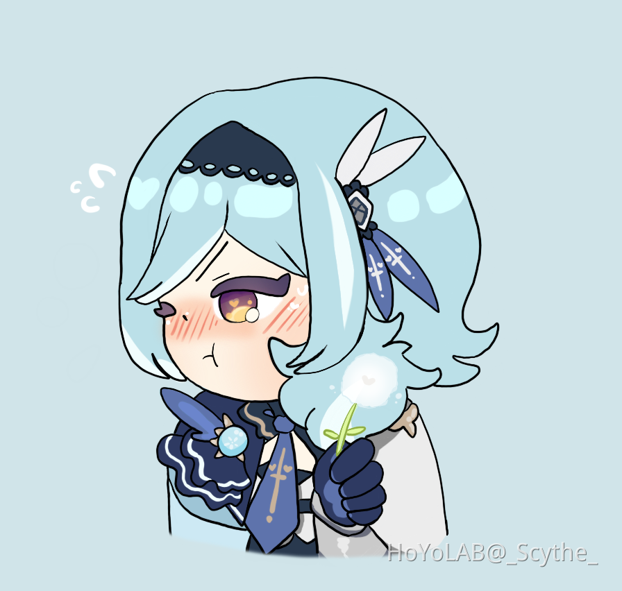 Eula Gives You A Dandelion :) Genshin Impact | HoYoLAB