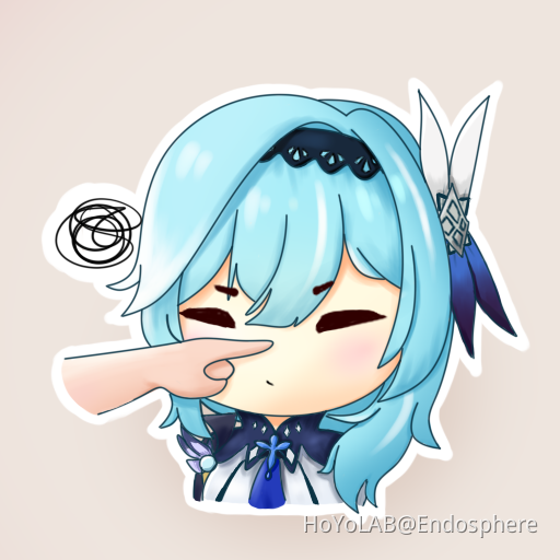 Eula Sticker - Boop Genshin Impact | HoYoLAB