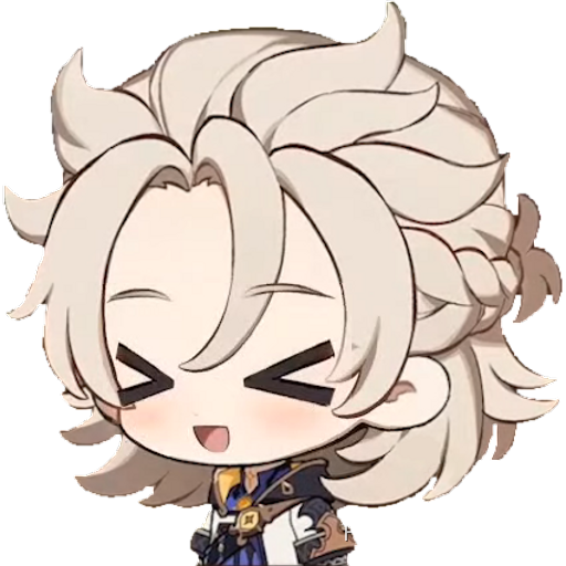 albedo happy Genshin Impact | HoYoLAB