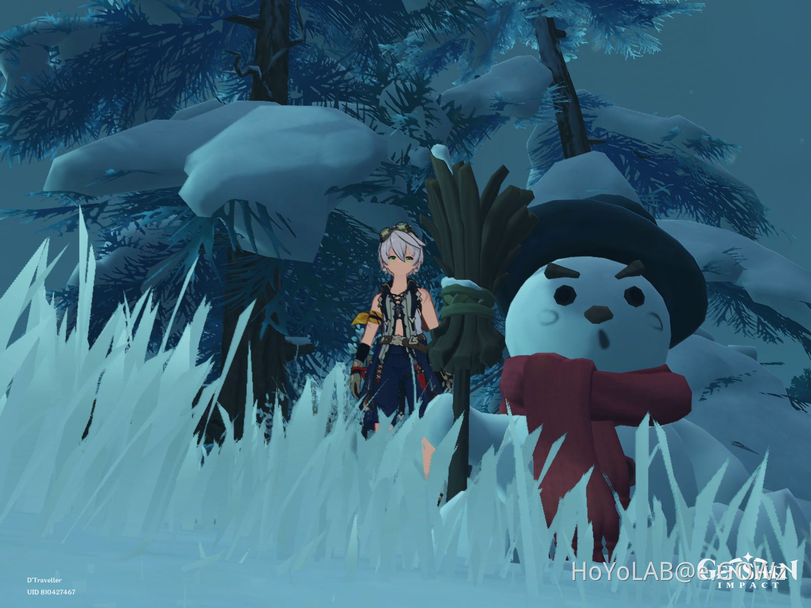 My first snowman ️ Genshin Impact | HoYoLAB