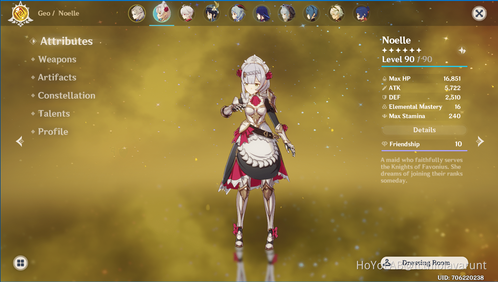 FINALLY GOT C6 NOELLE Genshin Impact | HoYoLAB