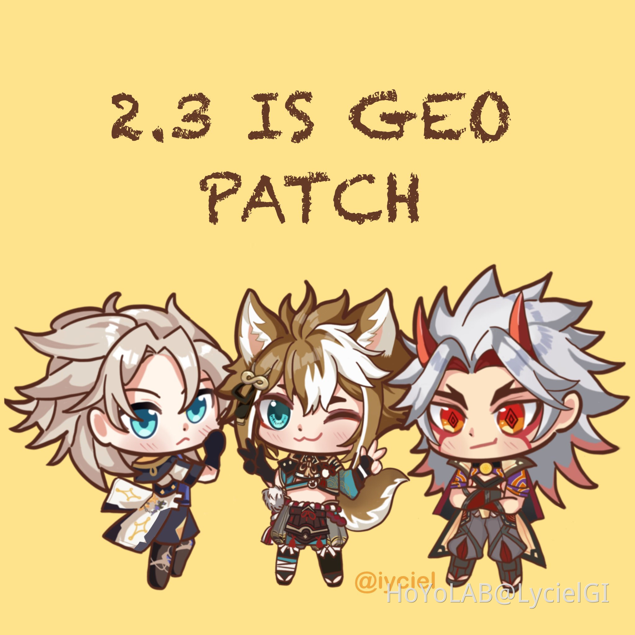 2.3 is Geo Patch... or Not Genshin Impact | HoYoLAB