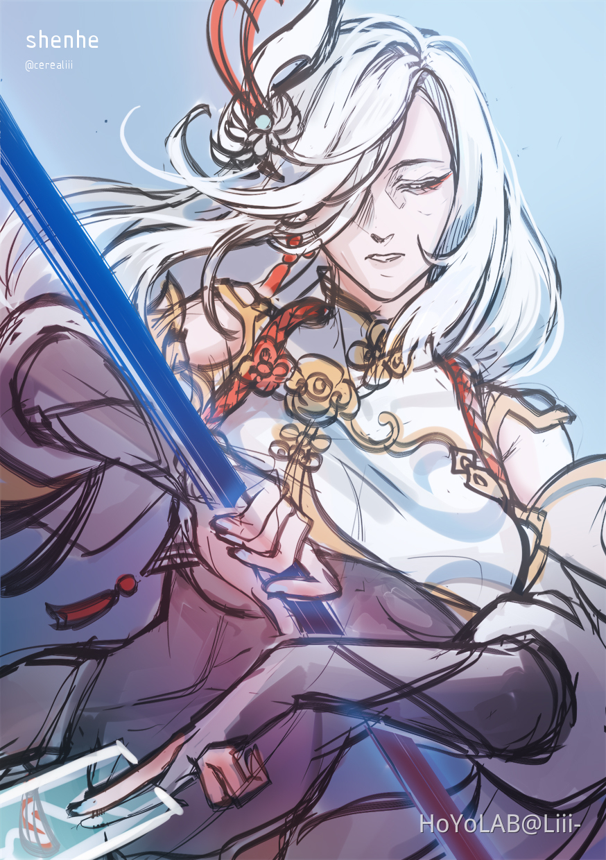 Shenhe is so pretty.... Genshin Impact | HoYoLAB