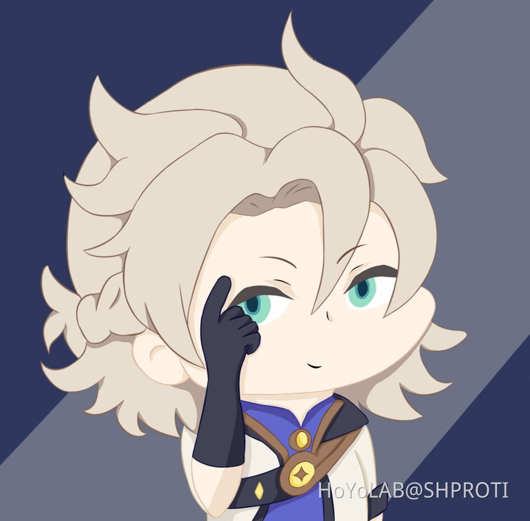 Albedo sticker by SHPROTI Genshin Impact | HoYoLAB
