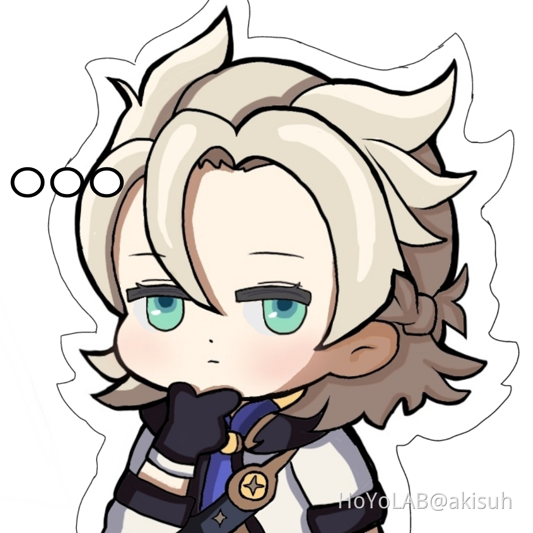 Albedo sticker Genshin Impact | HoYoLAB