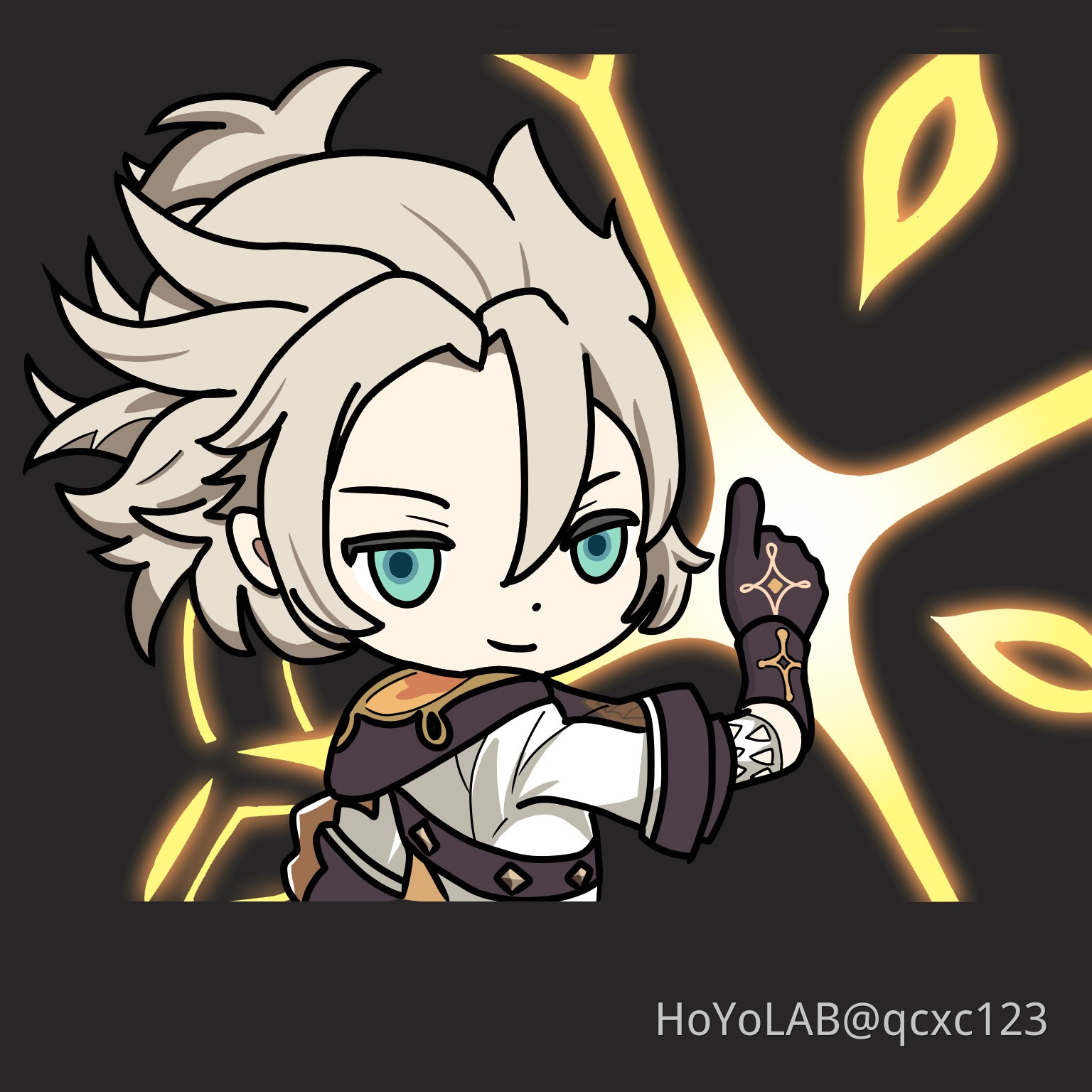 Albedo - Burst Forth! - Sticker (1) Genshin Impact | HoYoLAB