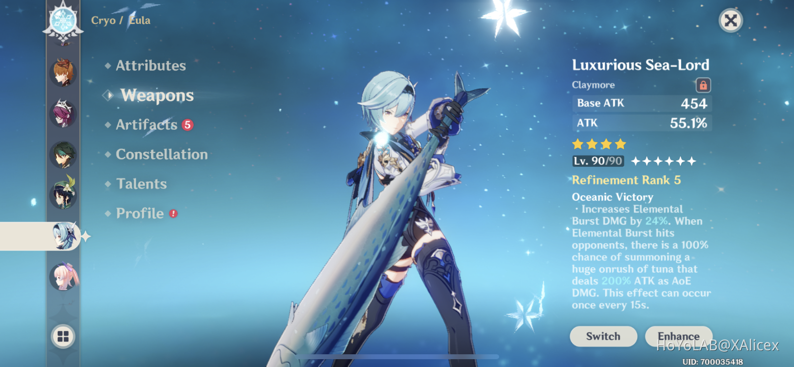 Having fun with Eula | Genshin Impact | HoYoLAB