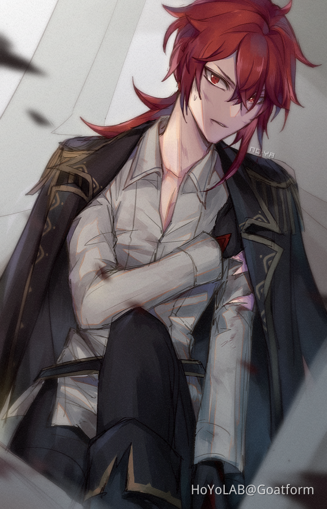 Diluc (damaged ver.) Genshin Impact | HoYoLAB