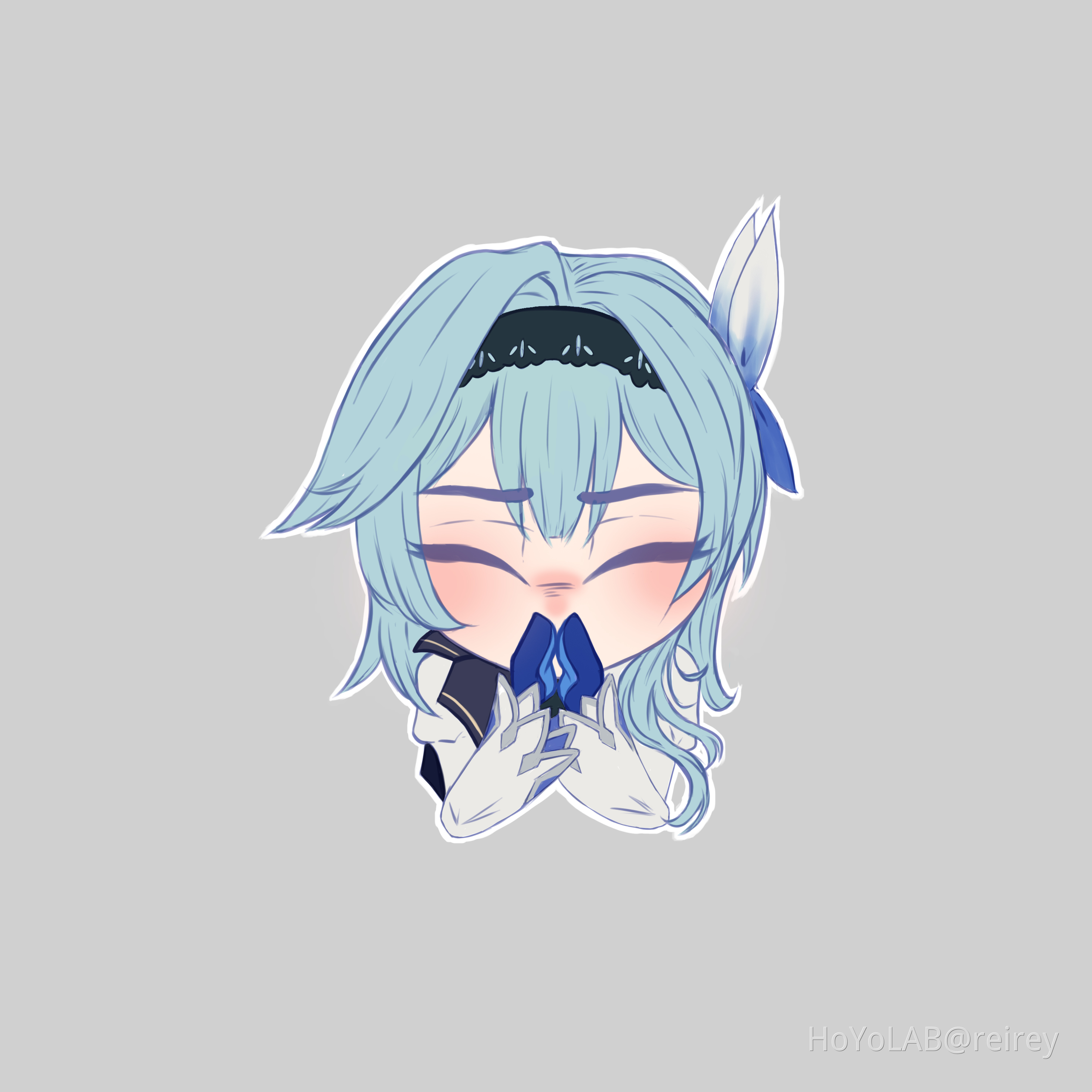 Eula sticker Sneeze | Genshin Impact | HoYoLAB