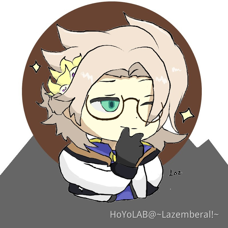 "Feelin' Stylish" Albedo Sticker Genshin Impact | HoYoLAB