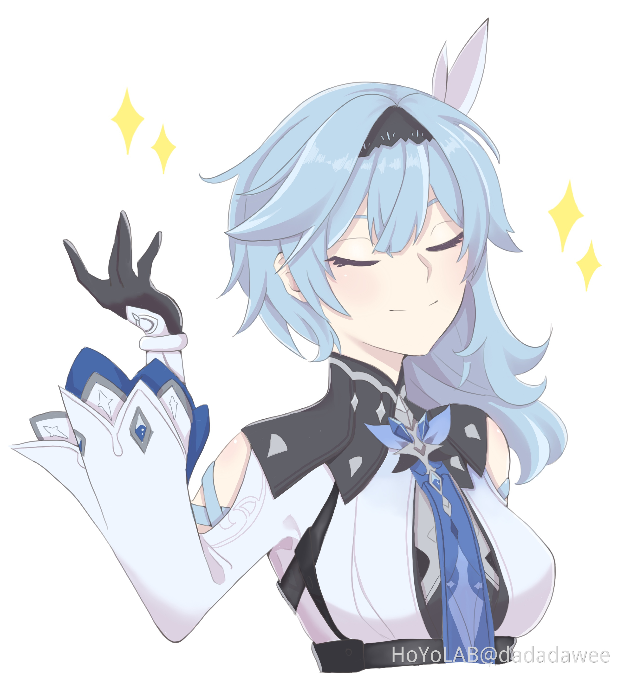 Eula sticker "Too easy" Genshin Impact | HoYoLAB