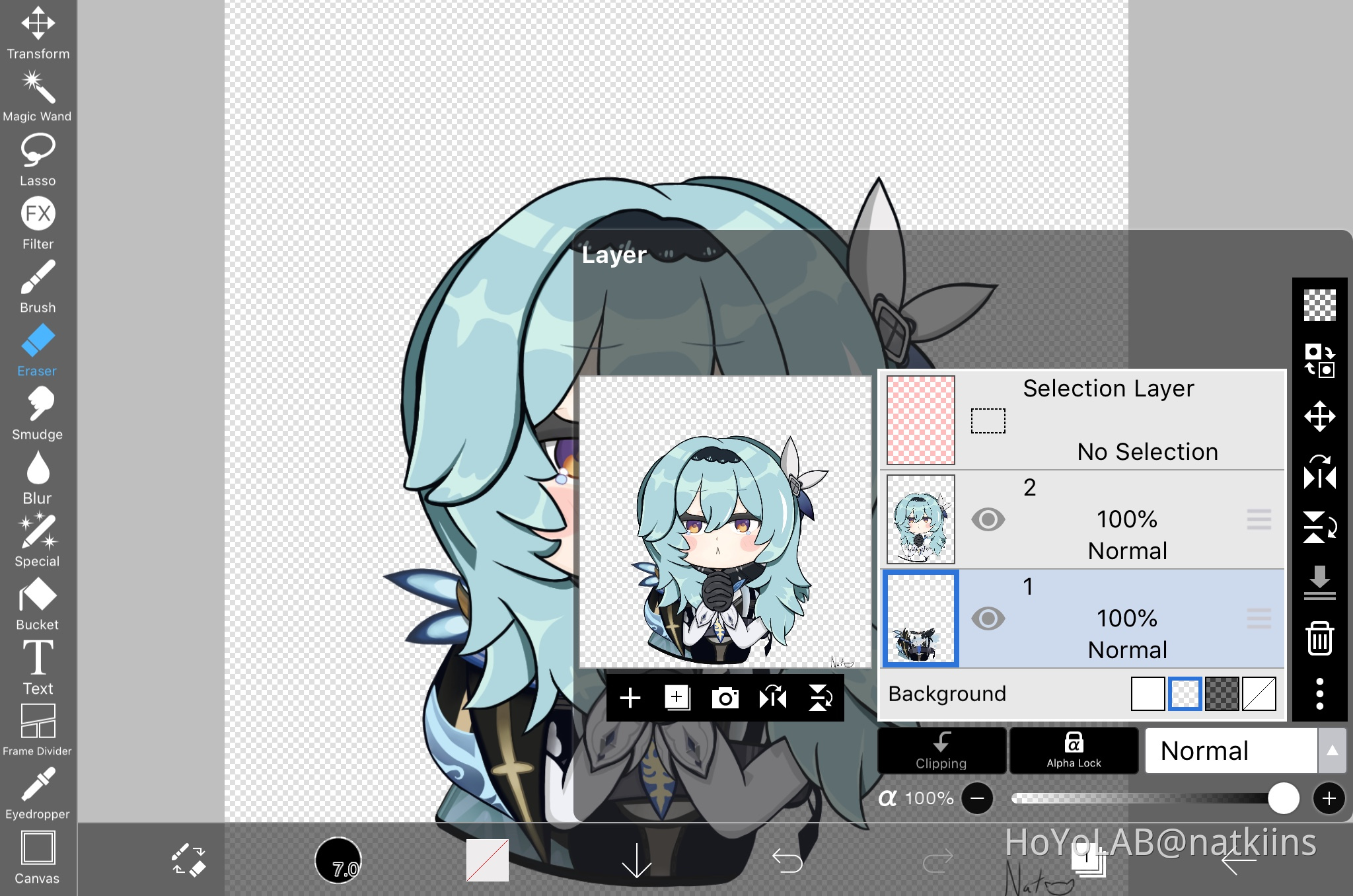 Eula Chibi | Genshin Impact | HoYoLAB