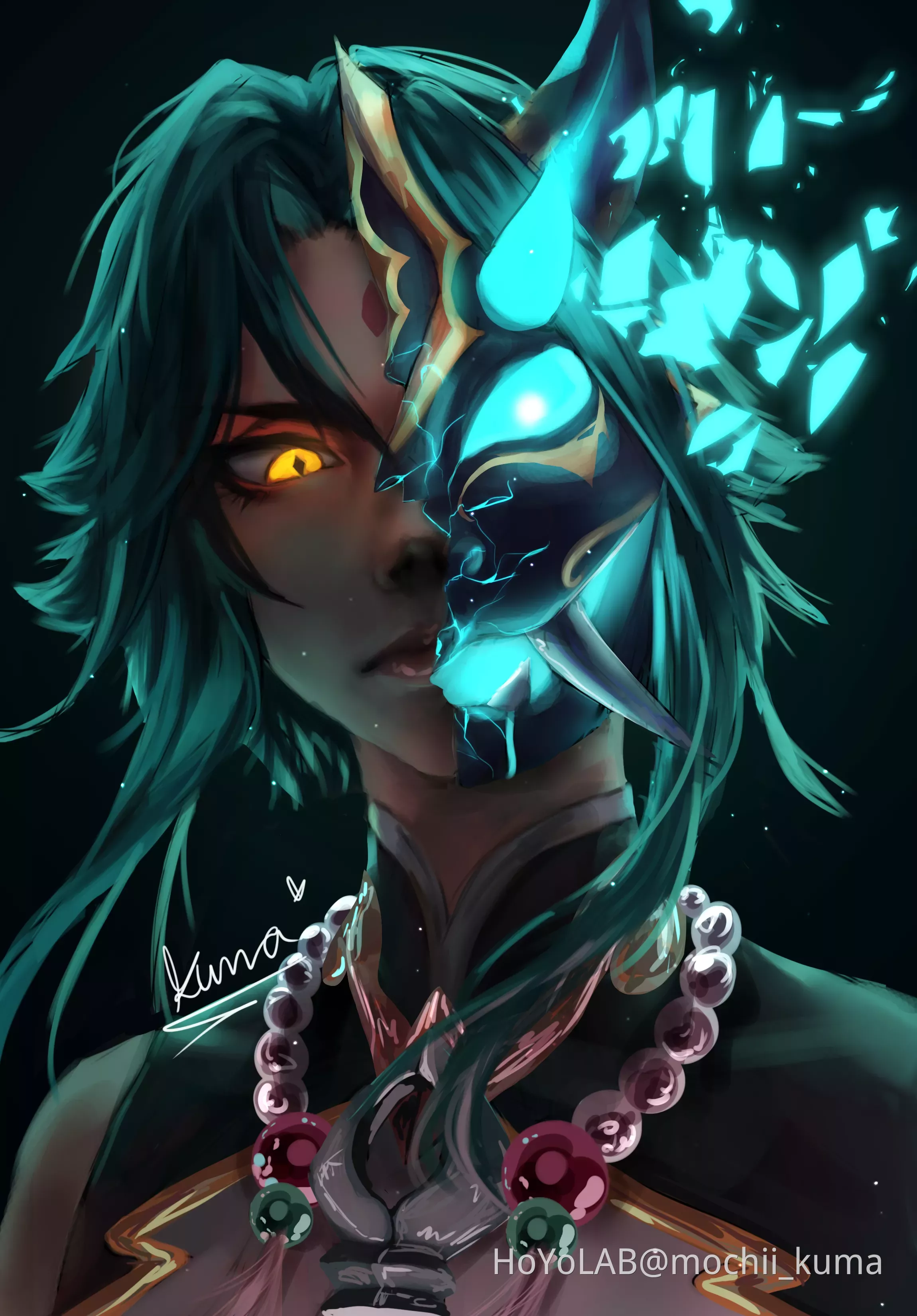 Xiao artwork Genshin Impact | HoYoLAB