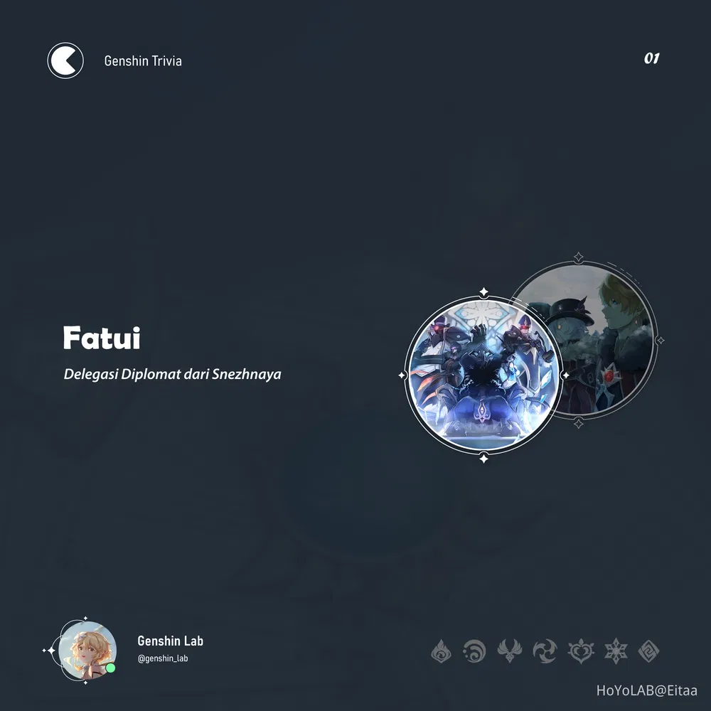 Fatui, Delegasi Diplomat dari Snezhnaya Genshin Impact | HoYoLAB