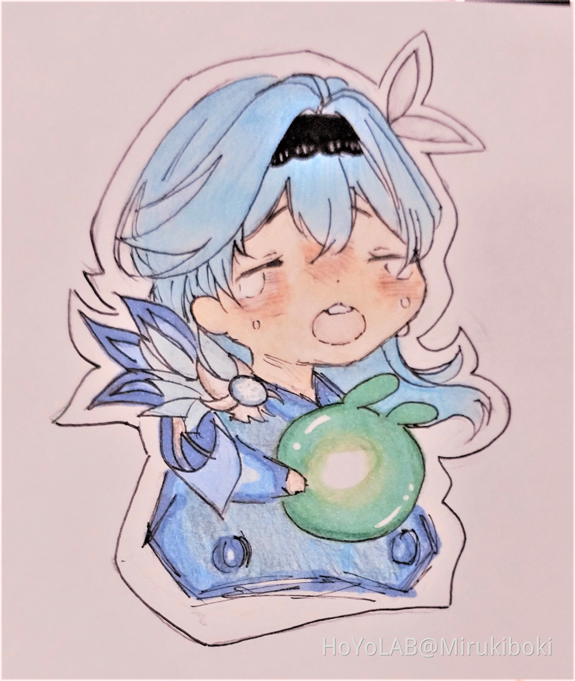 Crying Chibi Eula Genshin Impact | HoYoLAB