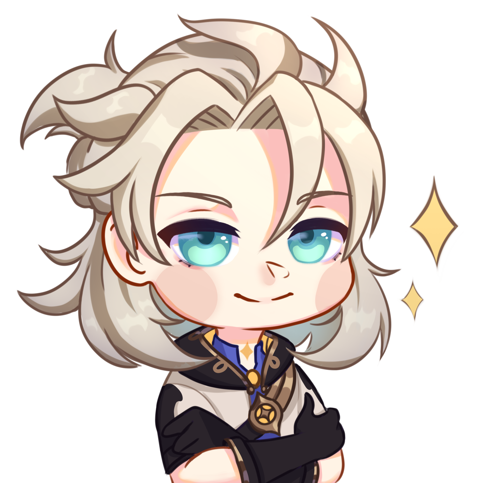 Albedo Sticker Submission Genshin Impact | HoYoLAB