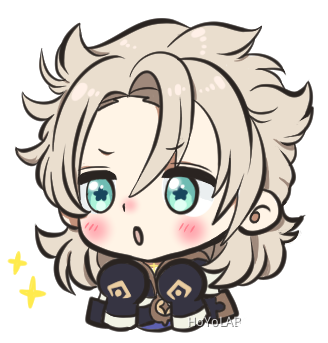 Albedo Sticker ! Genshin Impact | HoYoLAB