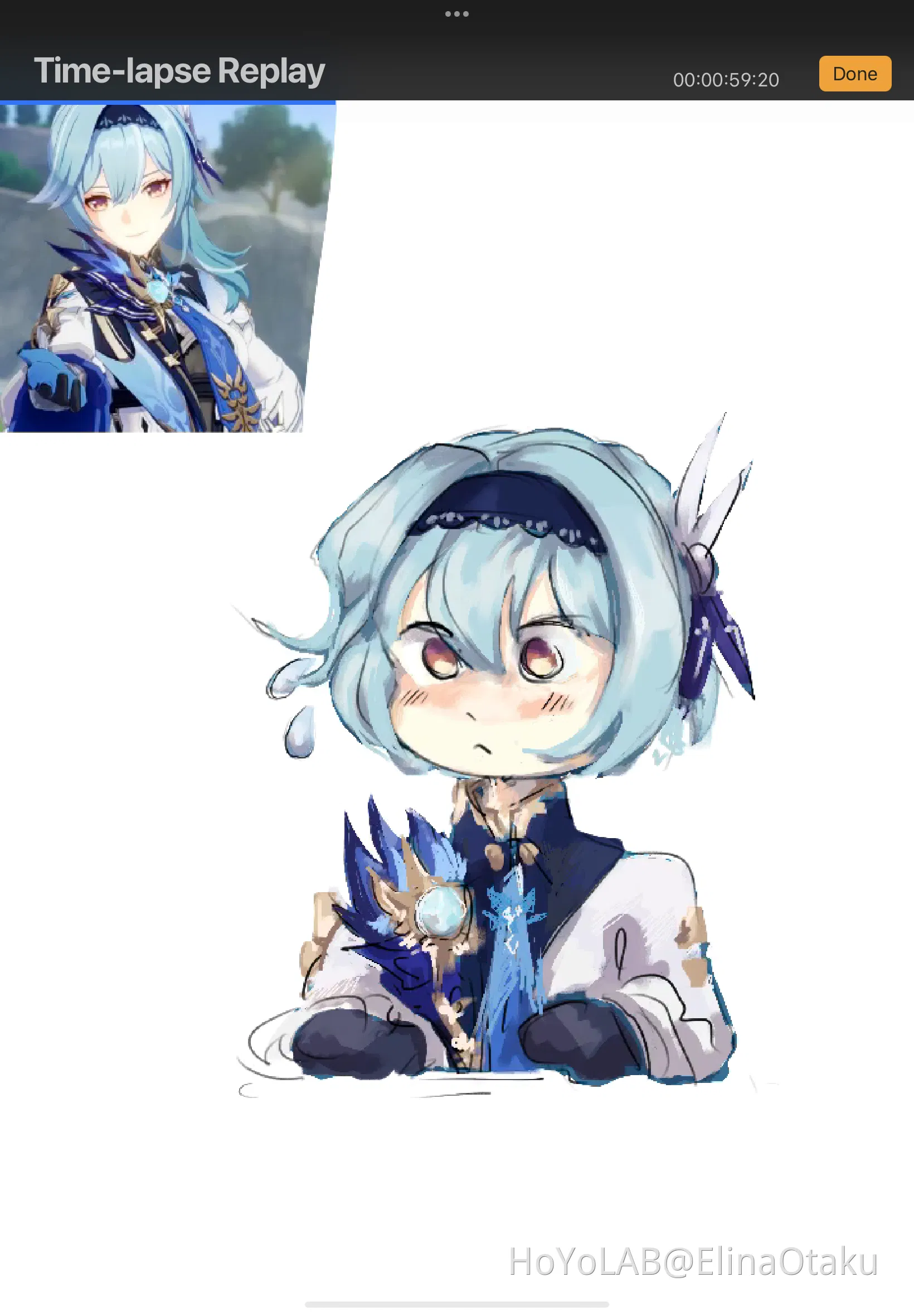 Eula chibi sticker contest Genshin Impact | HoYoLAB