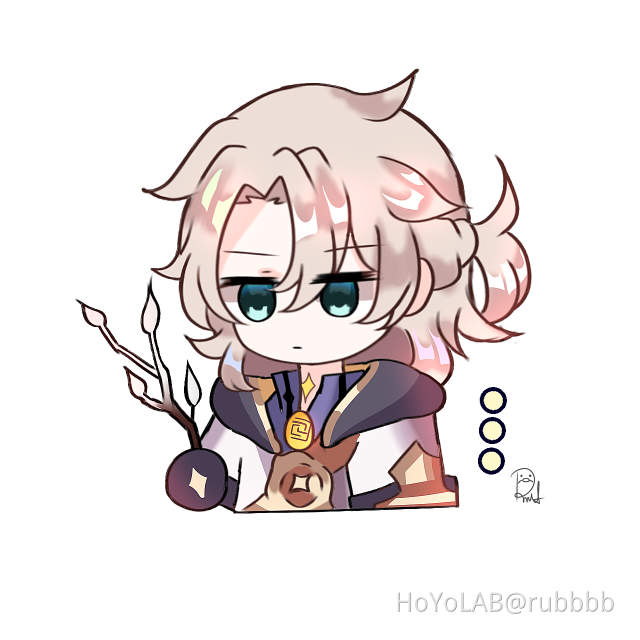 disinterested “ Albedo sticker Genshin Impact | HoYoLAB