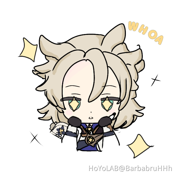 My submission for the albedo sticker contest (~‾ ‾)~ Genshin Impact ...