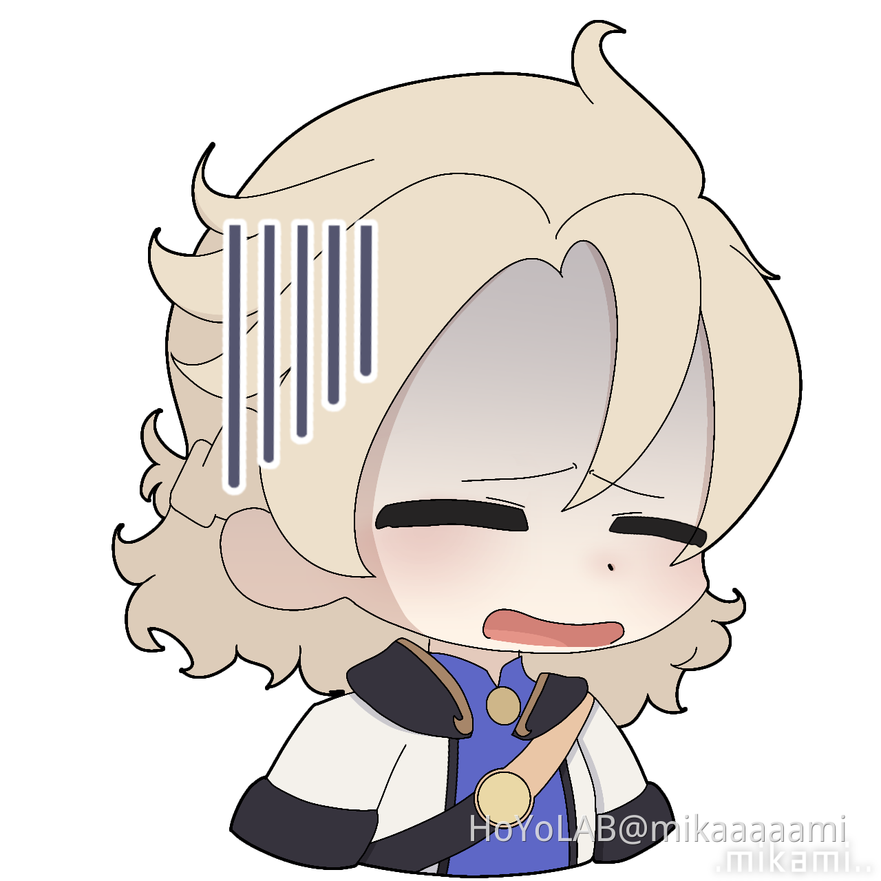 sticker do albedo \(・ω・\) Genshin Impact | HoYoLAB