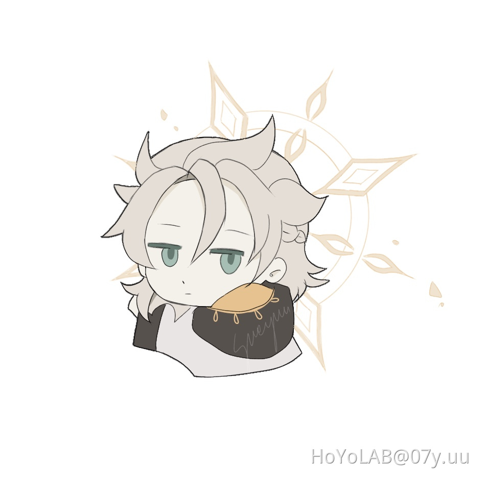 Albedo elemental burst sticker! Genshin Impact | HoYoLAB