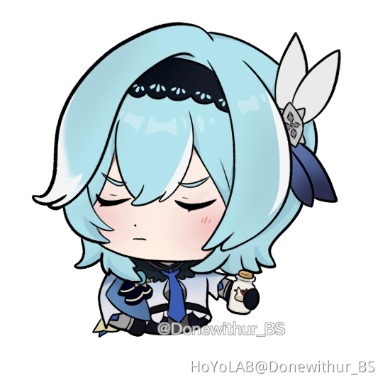 Eula sticker Genshin Impact | HoYoLAB