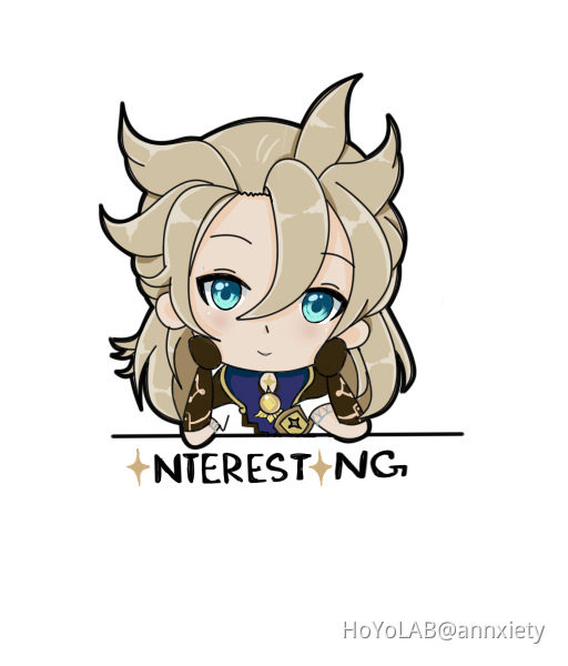 ALBEDO CHIBI STICKER 1 Genshin Impact | HoYoLAB